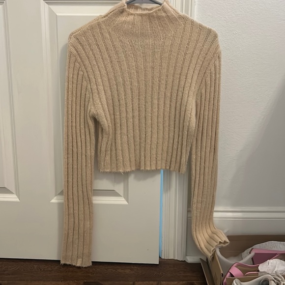 Cotton Candy | Sweaters | Tan Turtleneck Sweater | Poshmark